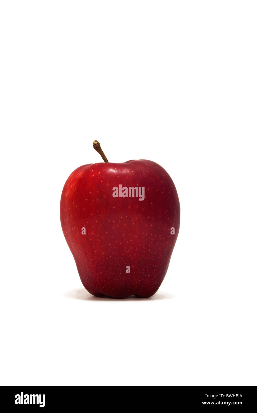 Fresh red apple Stock Photo - Alamy