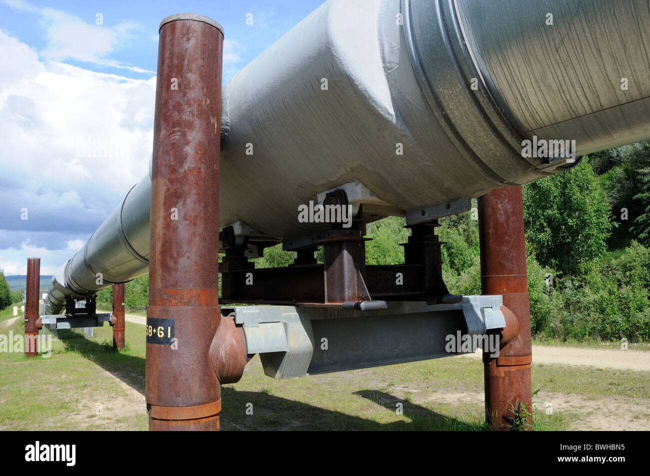 Trans Alaska Oil Pipeline Stock Photo - Alamy