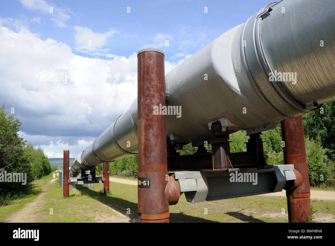 Trans Alaska Oil Pipeline Stock Photo - Alamy