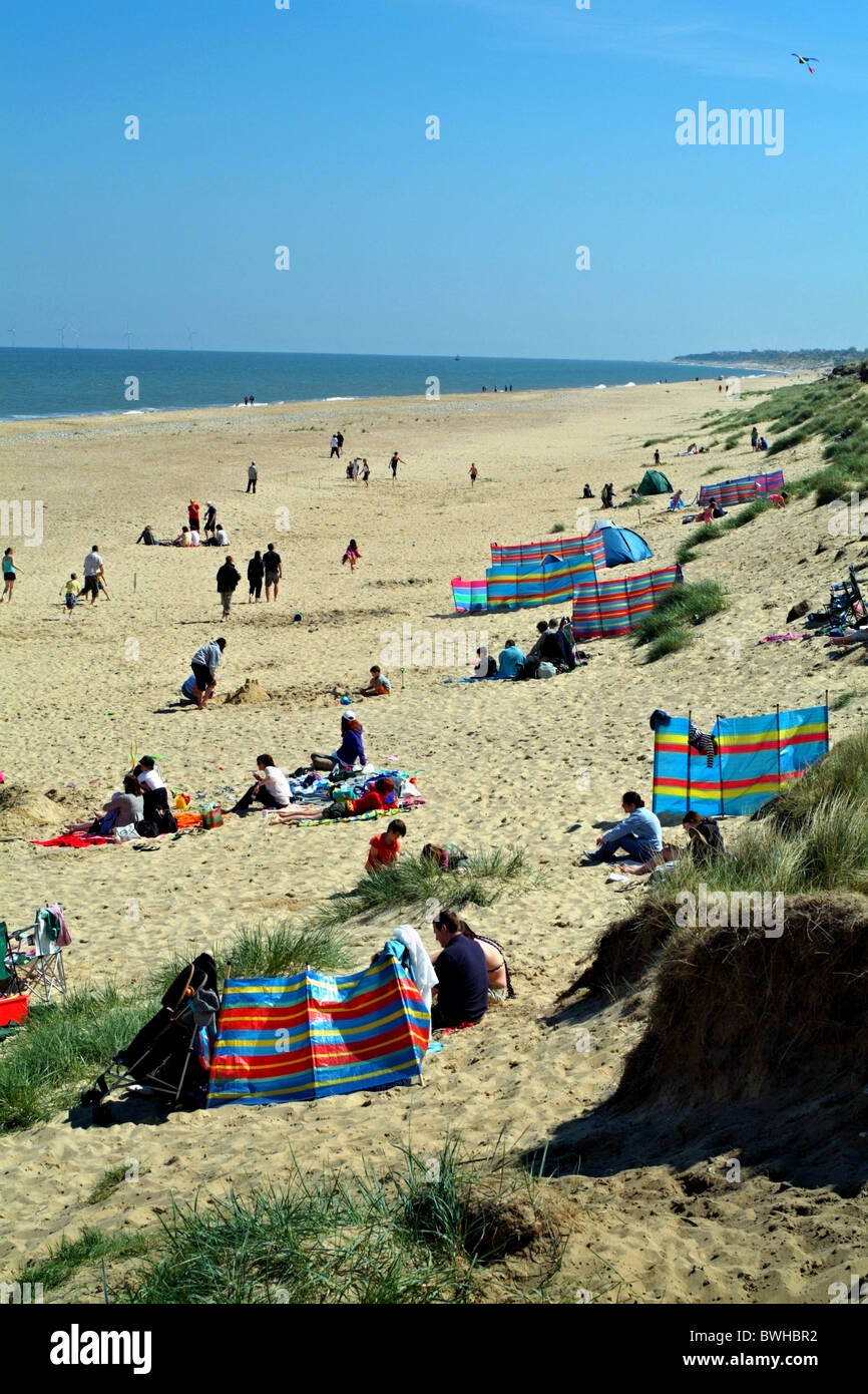Beach at Winterton on Sea, Norfolk Stock Photo - Alamy