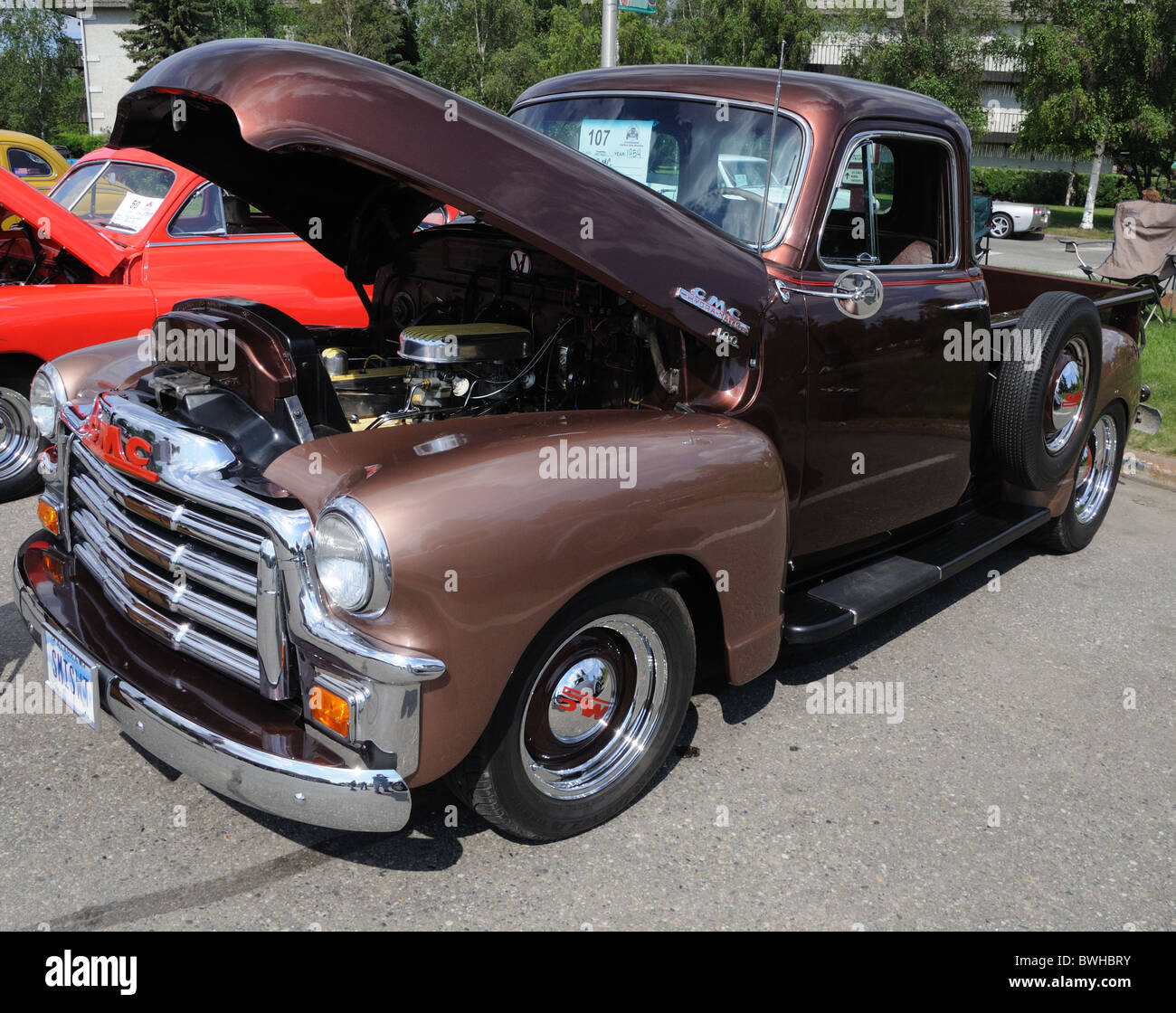 Gmc pickup 1954 hi-res stock photography and images - Alamy
