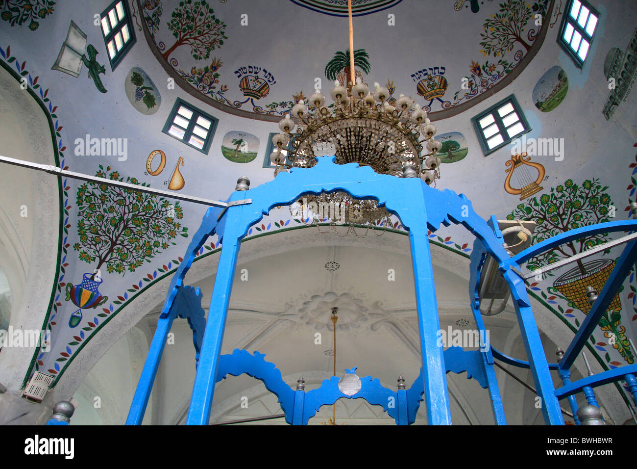 Israel, Upper Galilee, Abuhav Synagogue in Safed Stock Photo - Alamy