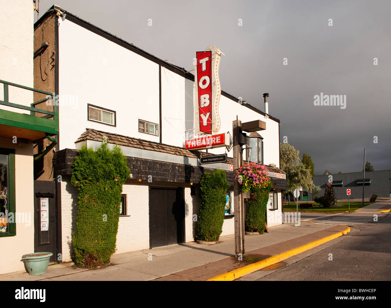 Toby Cinema Movie Theatre (1952), Invermere, BC, Canada Stock Photo - Alamy