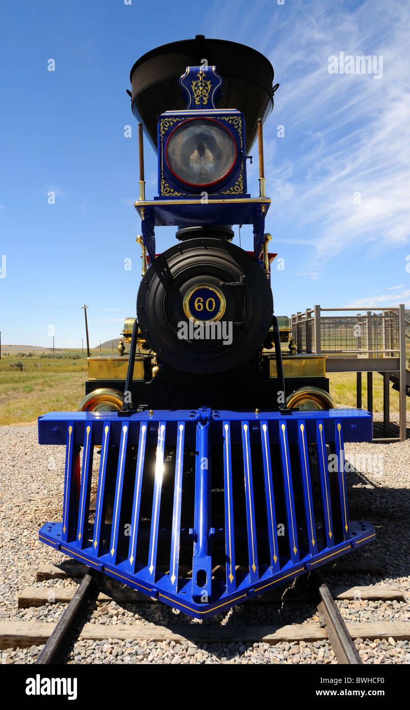 Historic Jupiter Steam Locomotive at Golden Spike National Monument ...