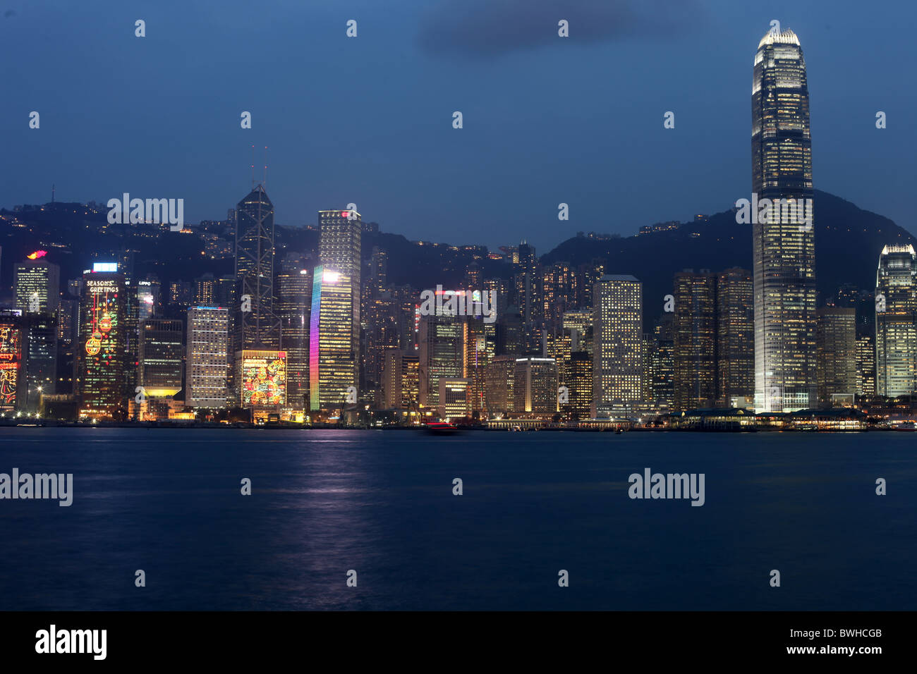 Kowloon night view hi-res stock photography and images - Alamy