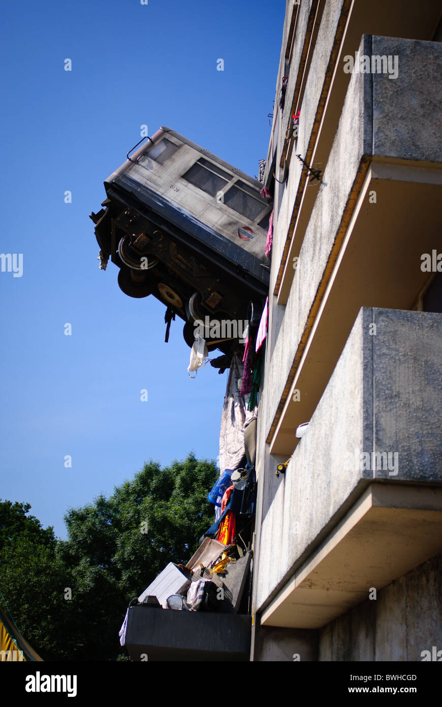 The London Undergound at Block9 at Glastonbury festival 2010 Stock ...