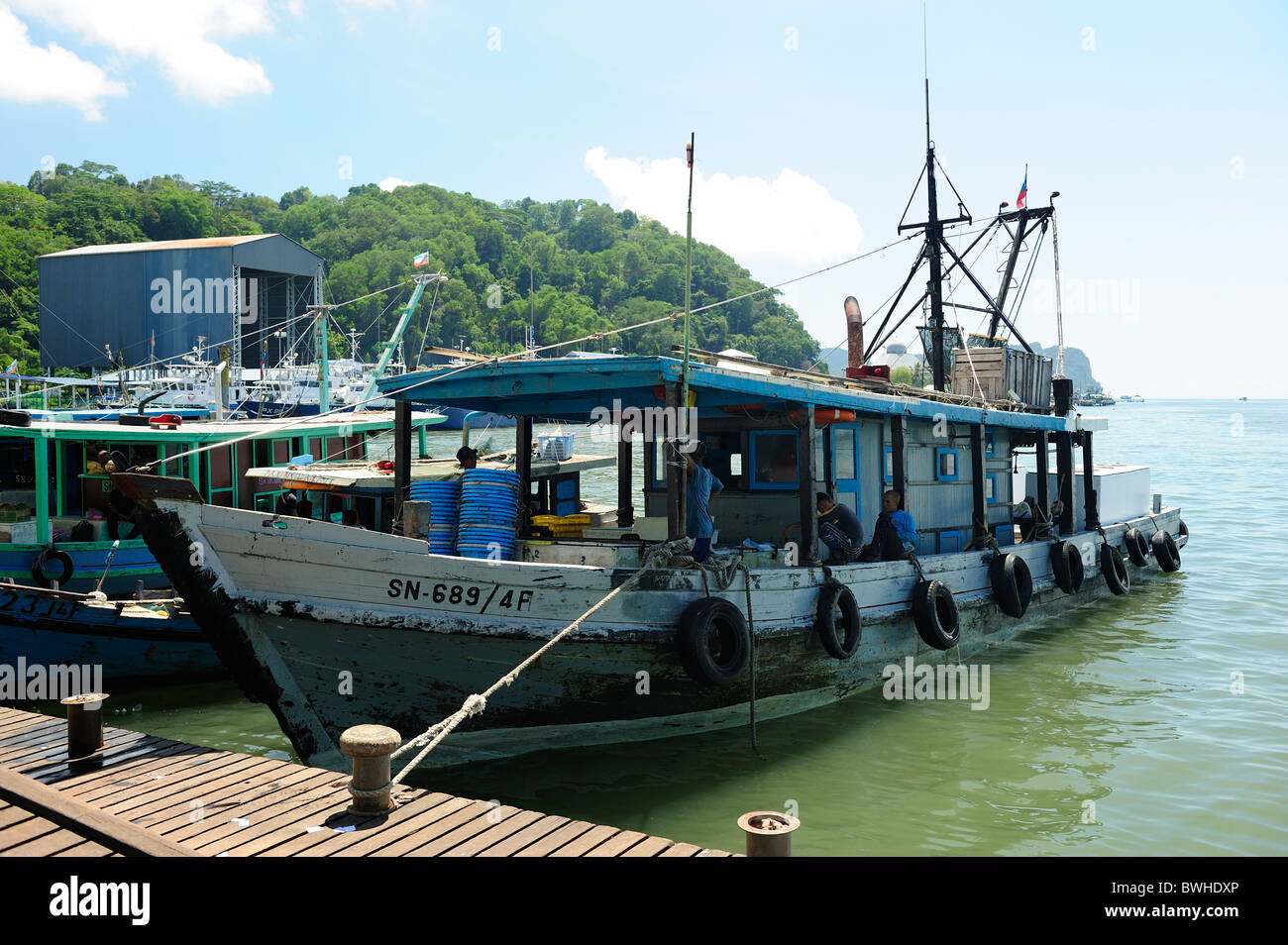 Malaysia sabah fishing boat in hi-res stock photography and images - Alamy