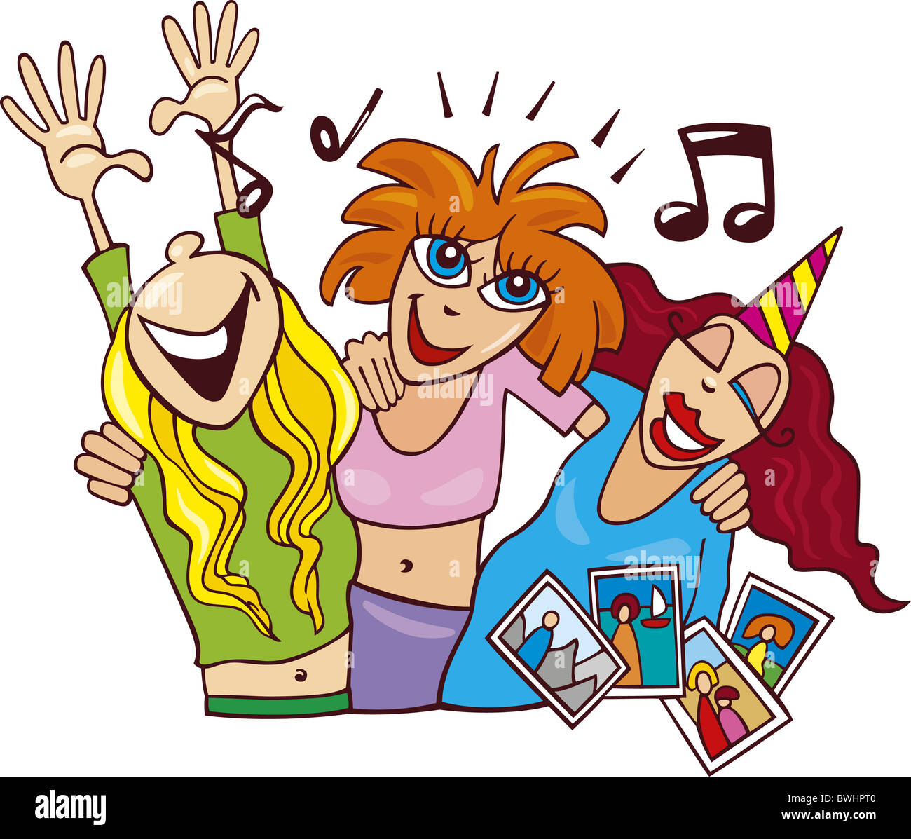 Women at night Cut Out Stock Images & Pictures - Alamy