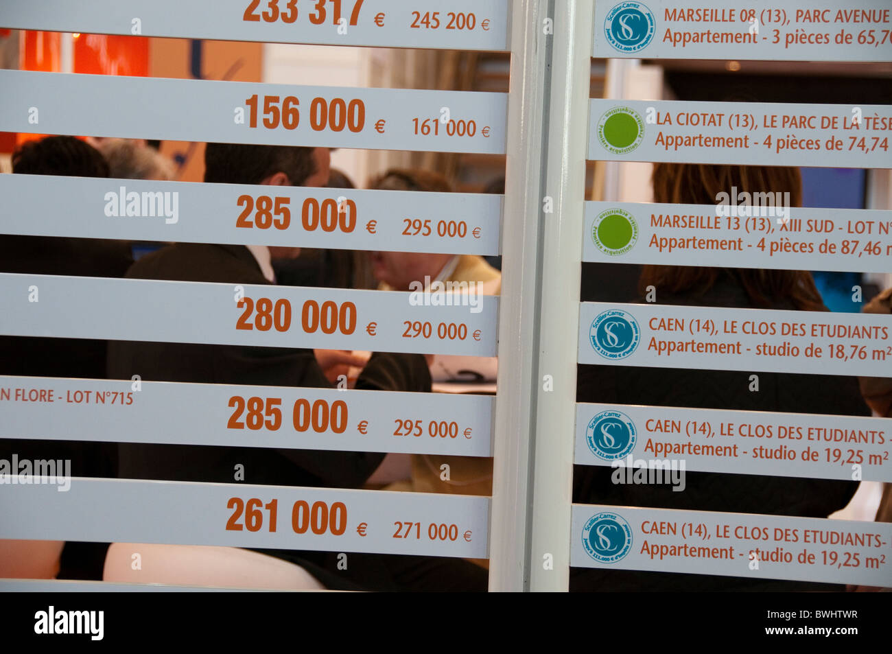 Paris, France, Close up, House Sales Ads, Interior of Paris Real Estate ...