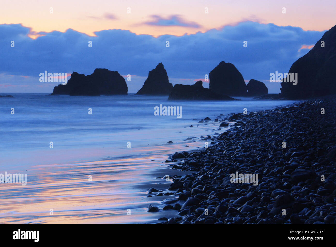 scenery landscape US west coast Pacific coast coast cliff rock Monolith ...