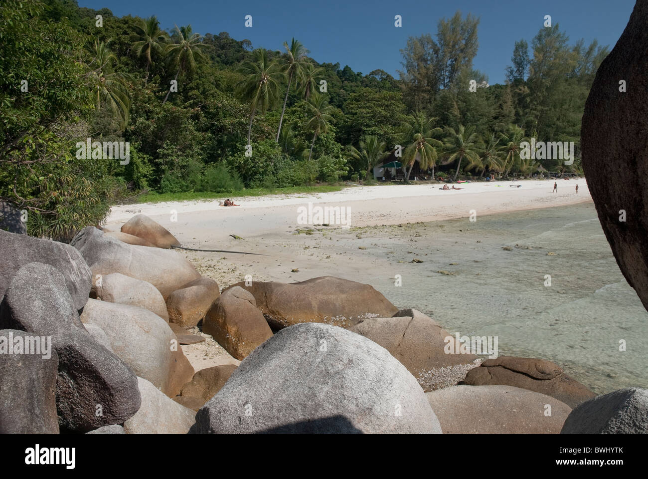 Beautiful beach at Pulau Perhentian, Malaysia Stock Photo - Alamy