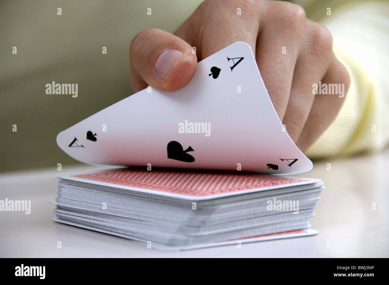 as playing card map card play cards deck of cards play game hand Stock ...