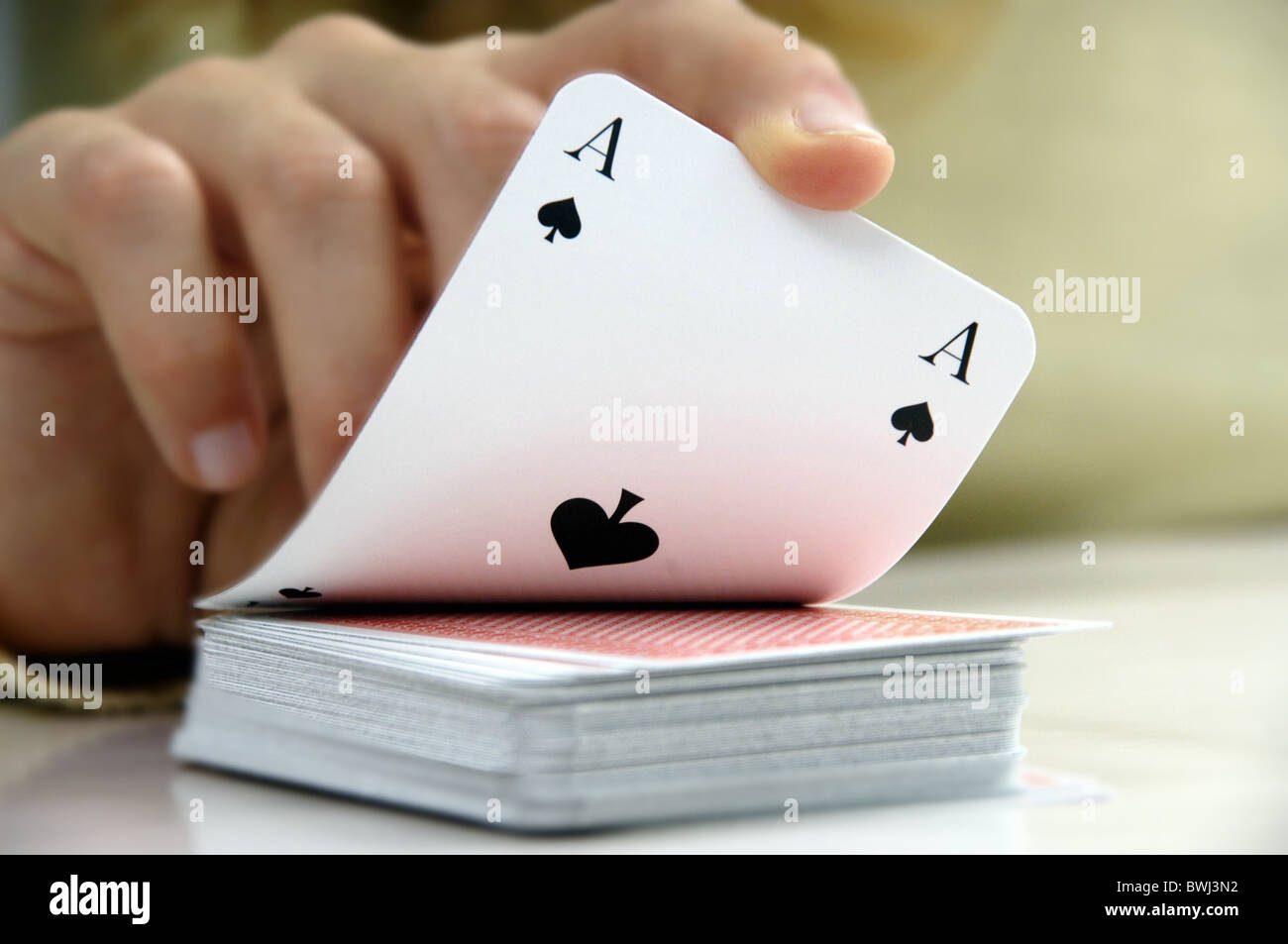 as playing card map card play cards deck of cards play game hand Stock ...