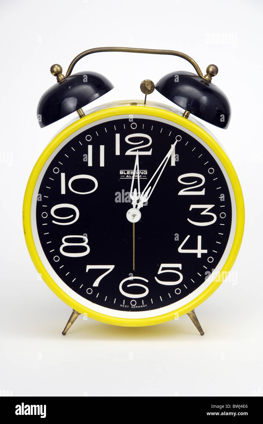 alarm clocks clock watch Five after Twelve time symbol studio inside ...