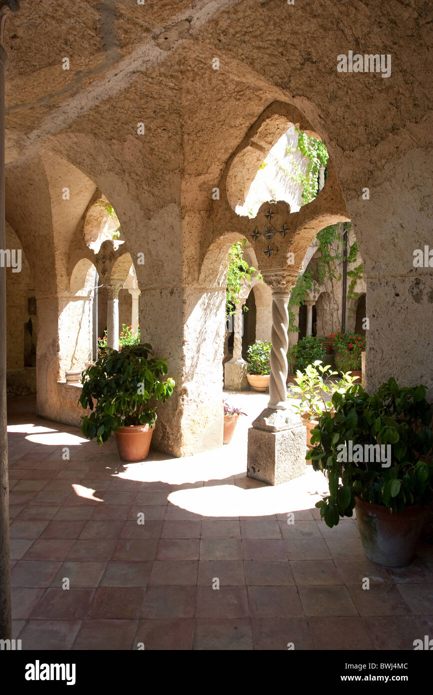 cloister crypt arc arcs architecture "Italian villas" villas historical ...
