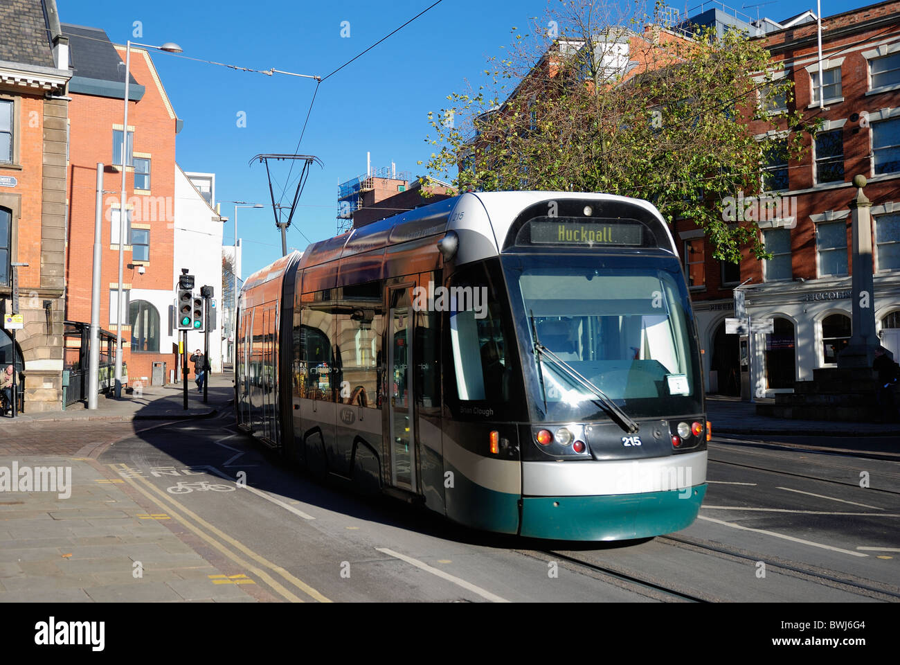 Nottingham express transit Stock Photo - Alamy