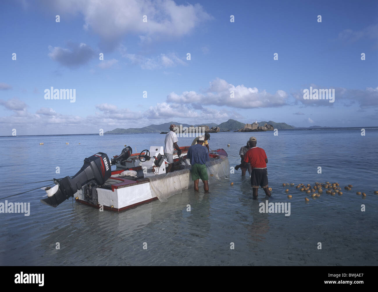 Fisherman La Digue Island High Resolution Stock Photography and Images ...
