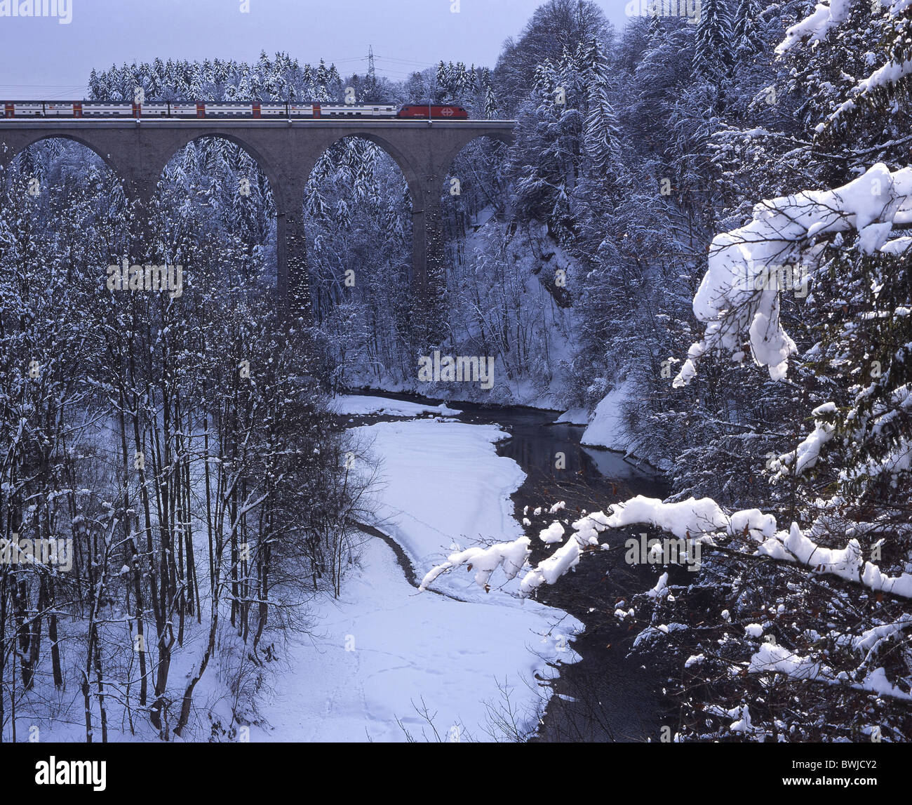 Railway viaduct bridge viaduct sbb hi-res stock photography and images ...