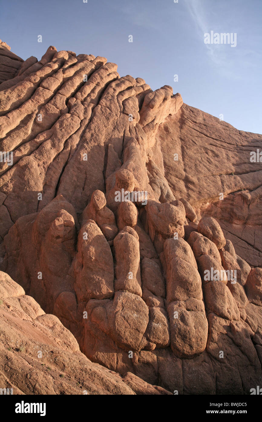 cliff formation rock cliff scenery landscape Dades valley Gorge Morocco ...
