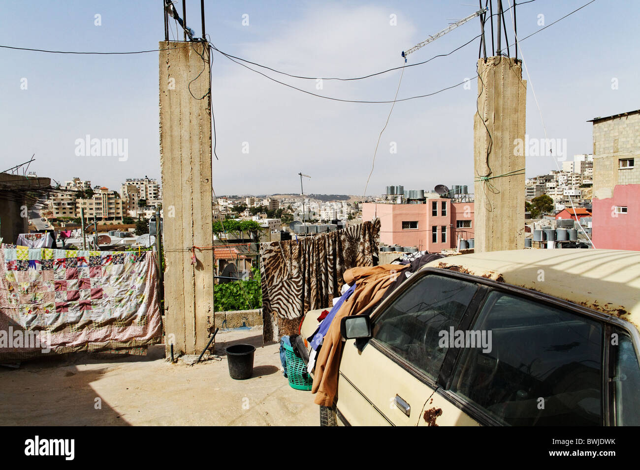 A palestinian house in construction Stock Photo - Alamy