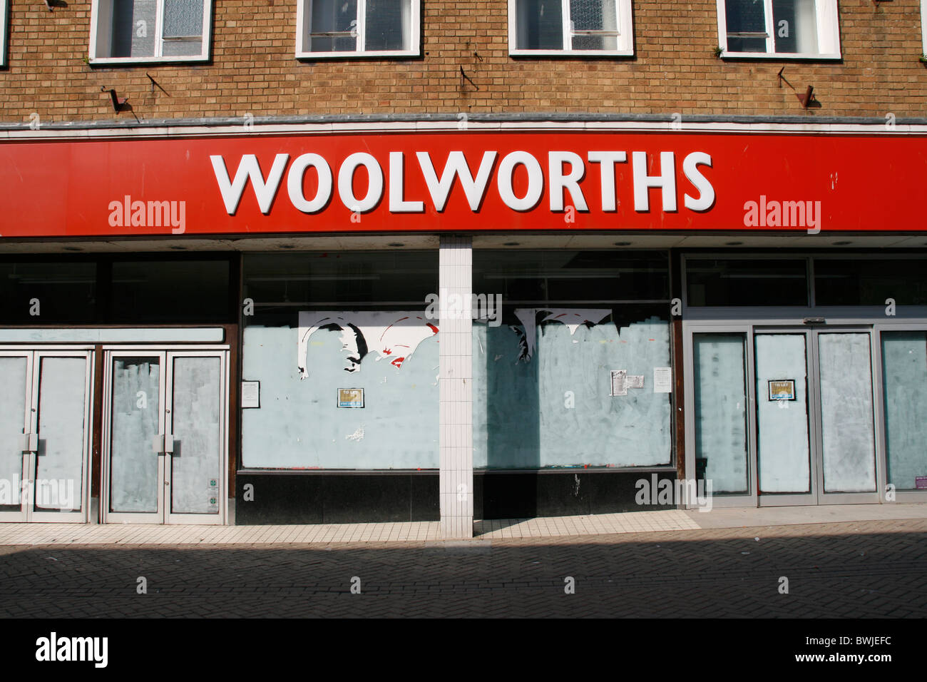 closed down woolworths department store in caernarfon, wales, great ...