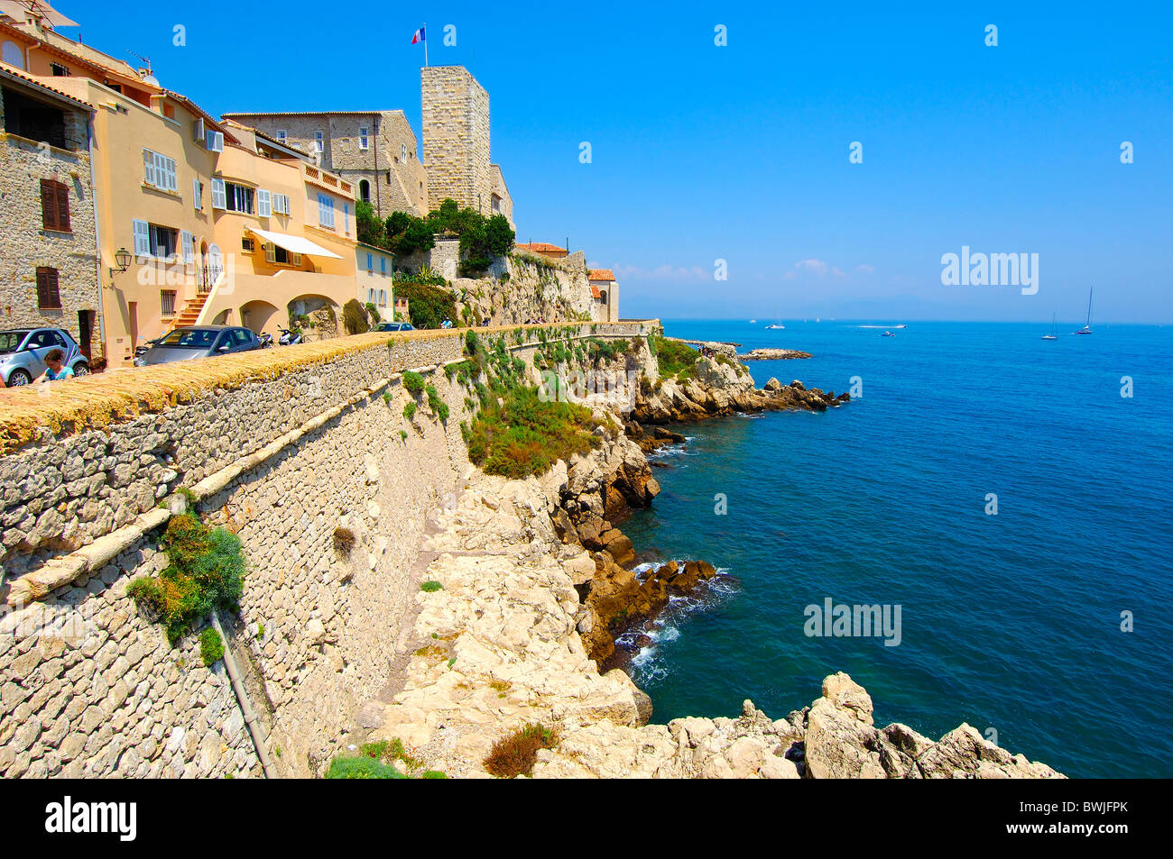 Antibes chateau grimaldi castle hi-res stock photography and images - Alamy