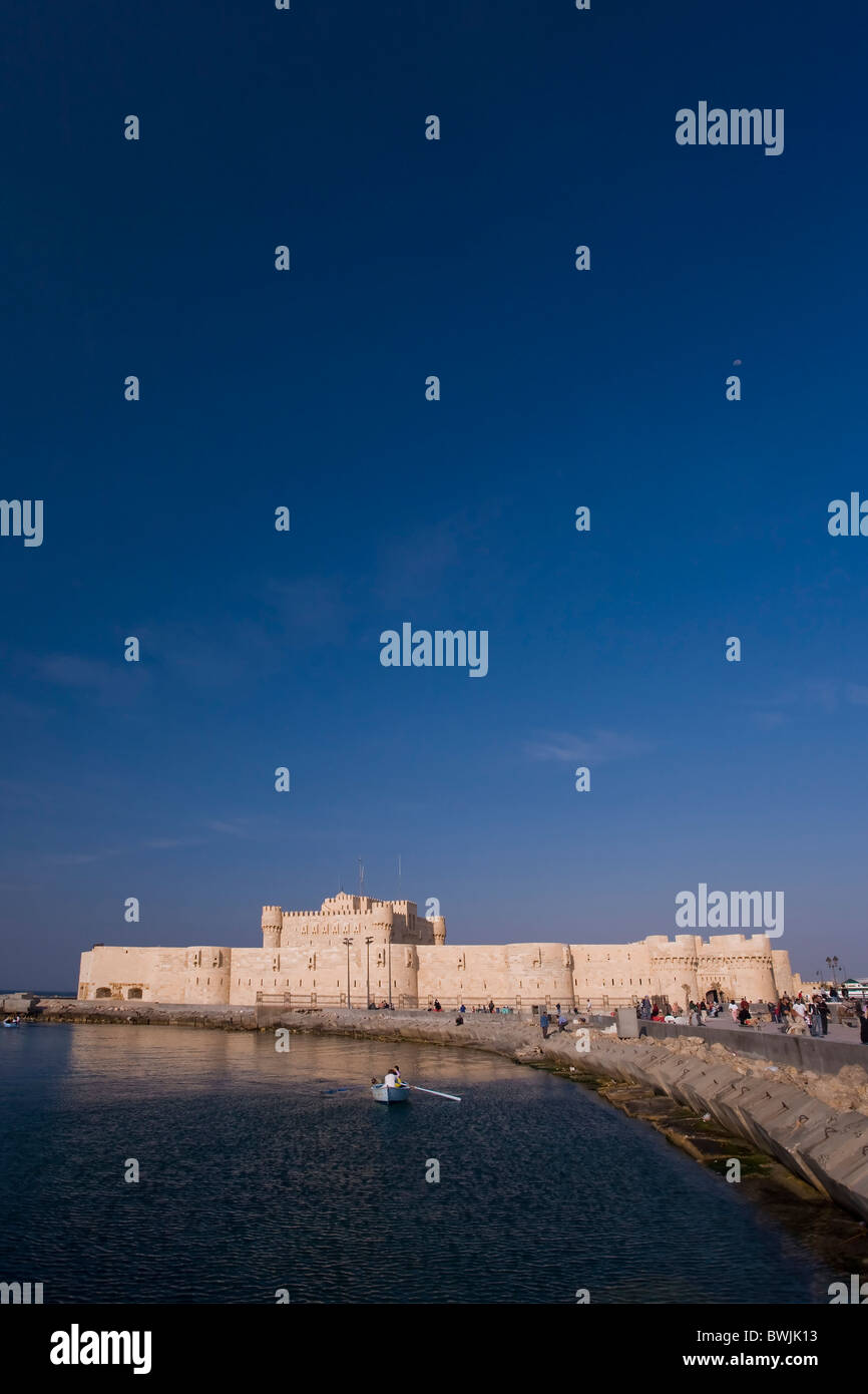 The Corniche and Fort QaitBey, built on the site of the historical ...