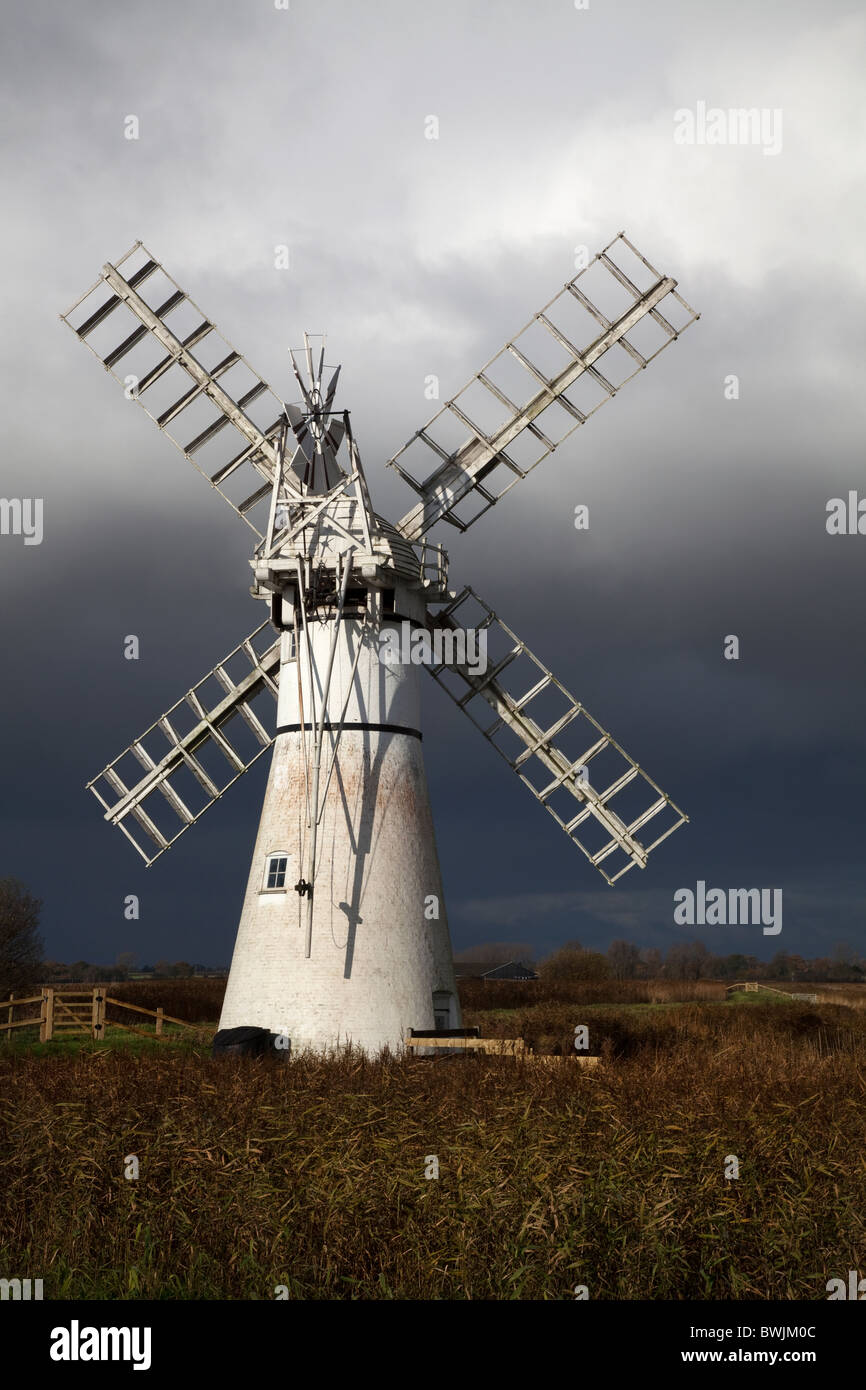 Thurne Windmill, Broadland, Norfolk Stock Photo - Alamy