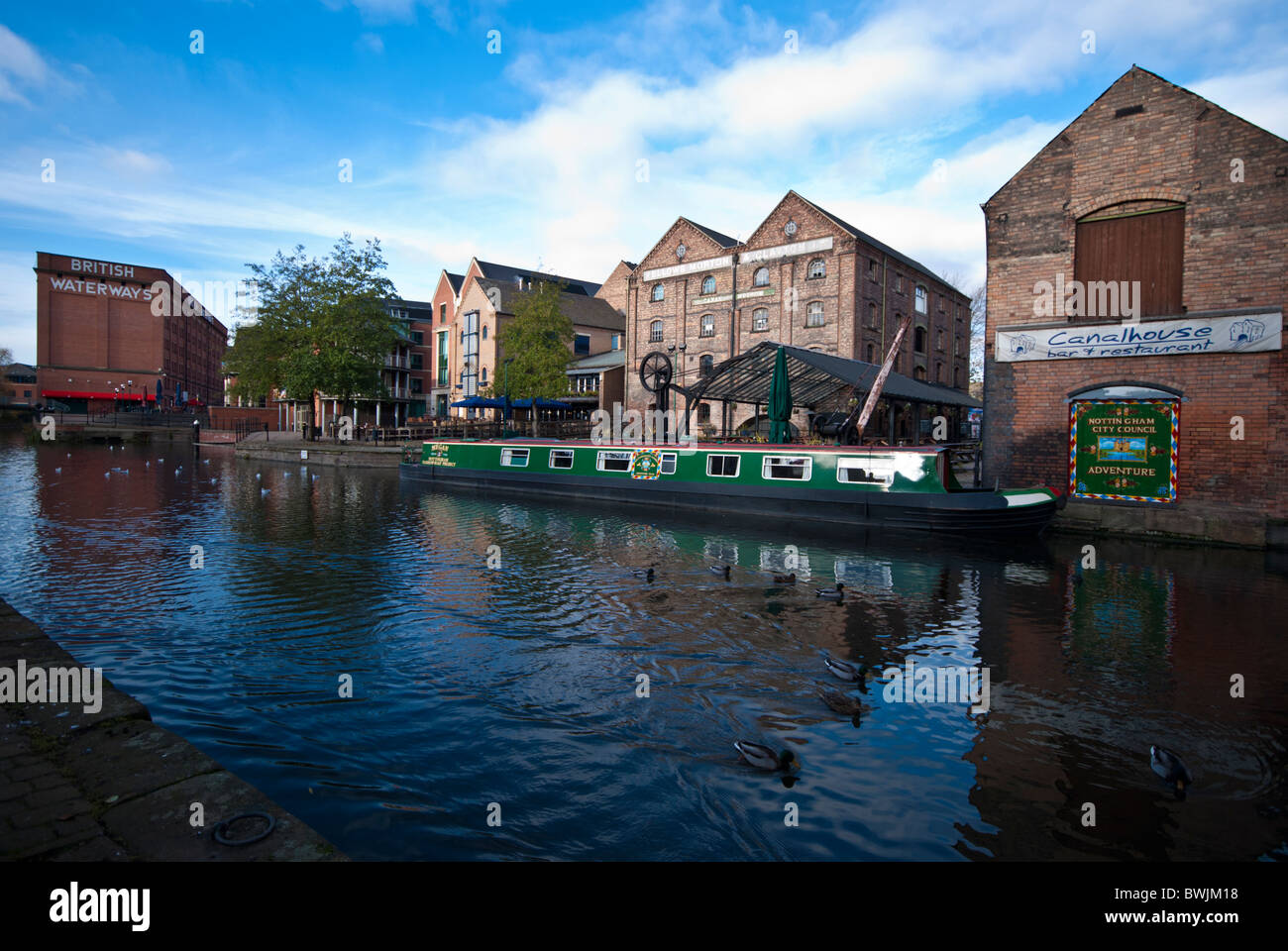 The Nottingham Canal, Nottingham, England UK Stock Photo - Alamy