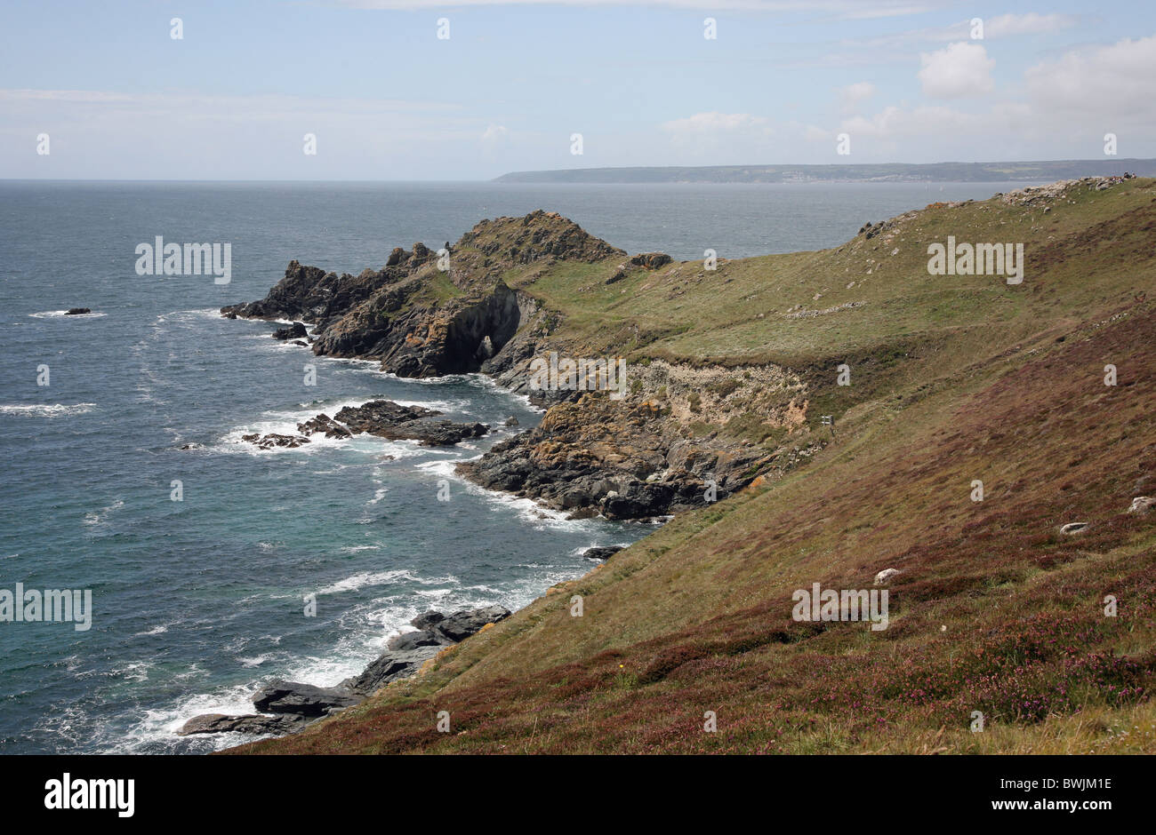 Cudden Point, Cornwall, England, UK (picture taken from a public ...