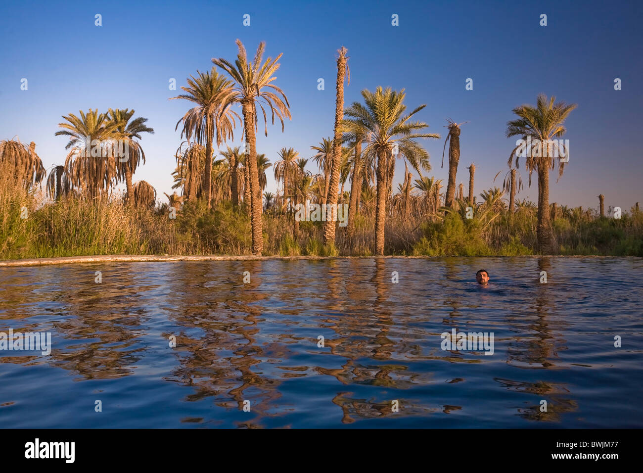 Abou Shrouf Spring, Siwa Oasis, Egypt Stock Photo - Alamy
