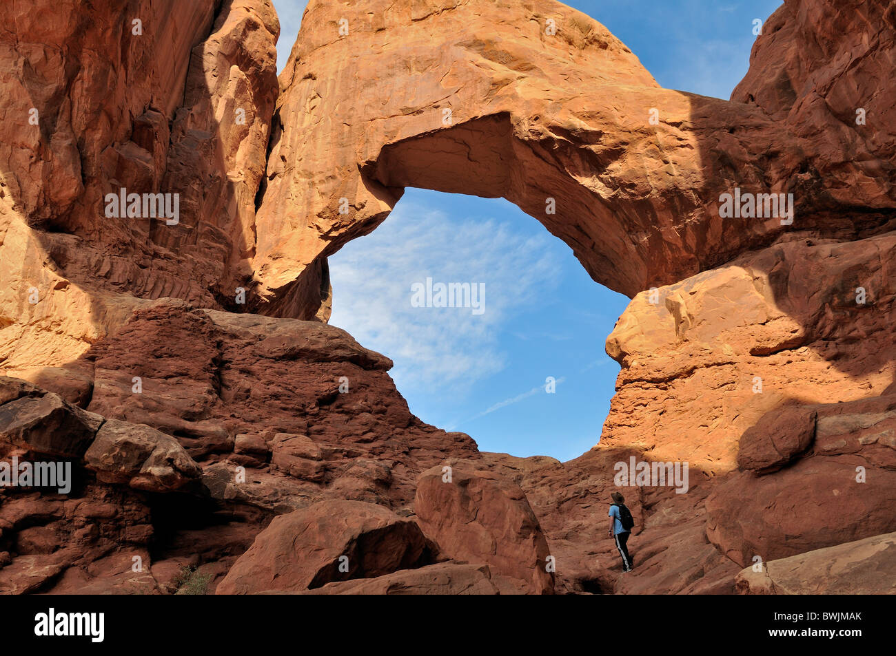 The Double Arch Stock Photo - Alamy