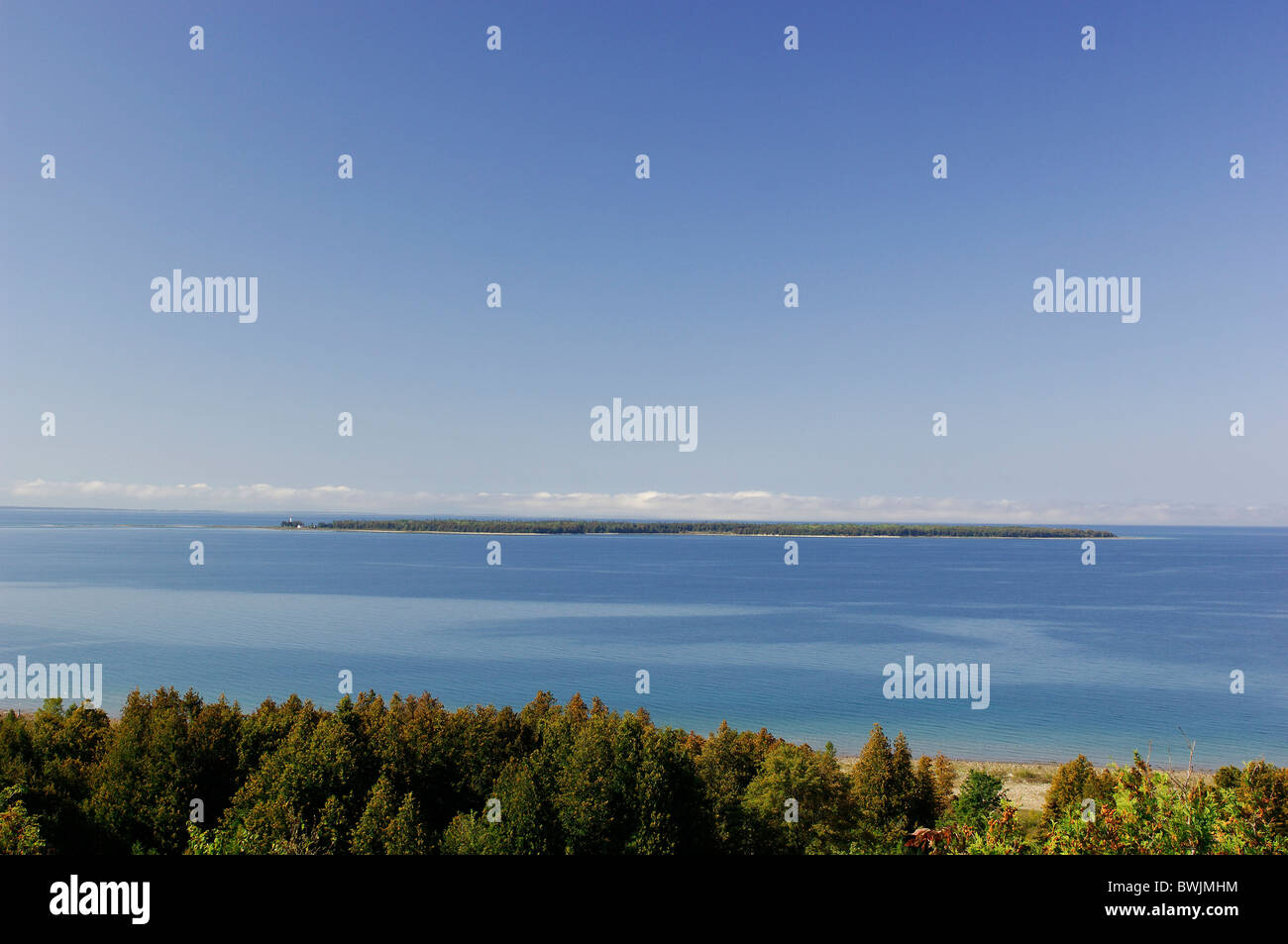 Brevort Michigan USA America United States America United States North ...