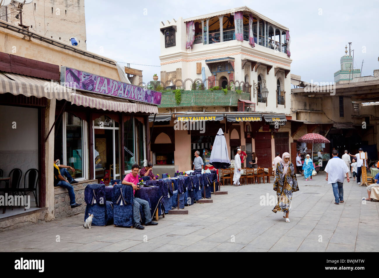 The entrance to the Medina, the old city of Fes, Morocco Stock Photo ...