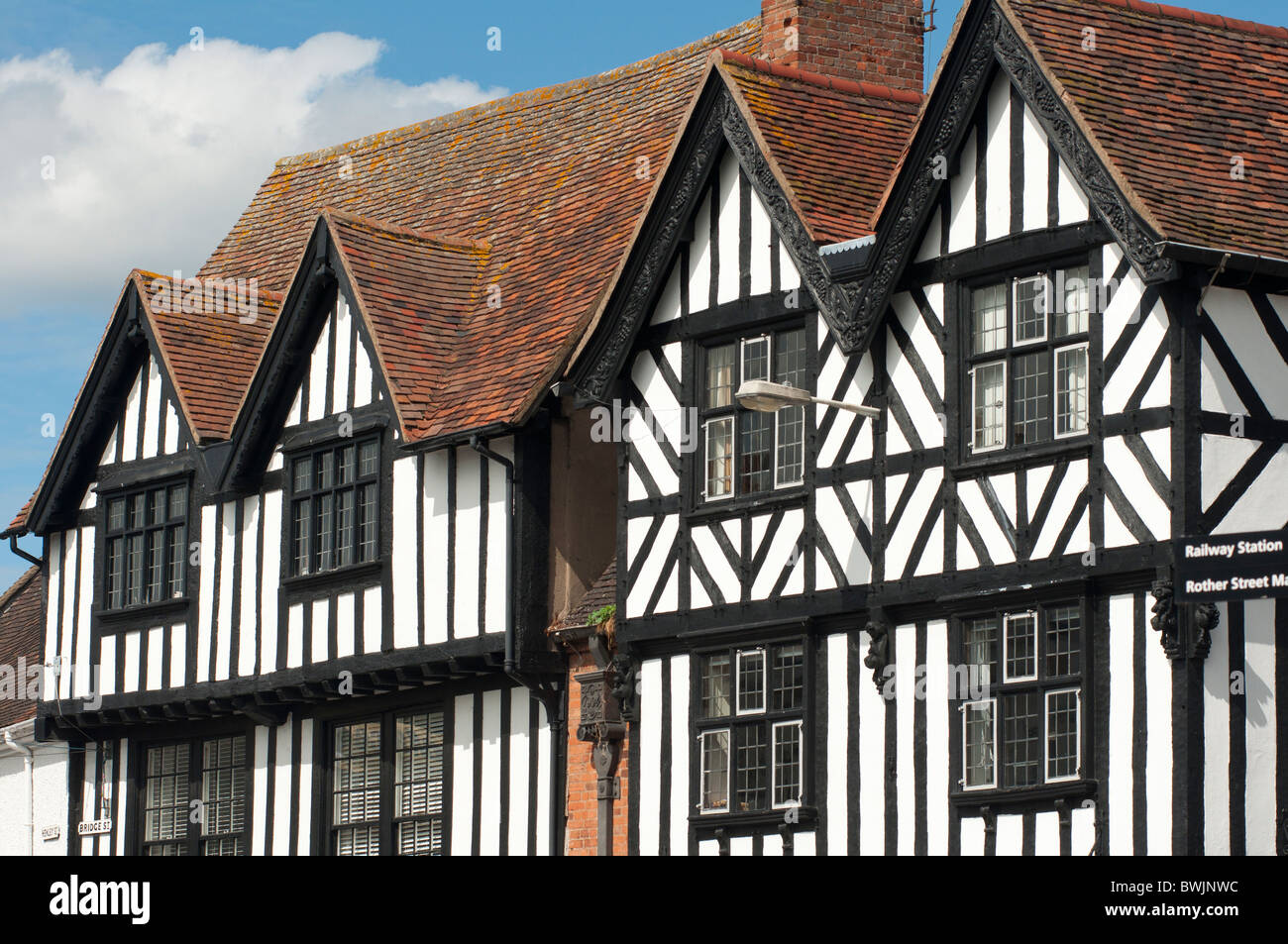 A Tudor building in Stratford upon Avon, UK Stock Photo - Alamy