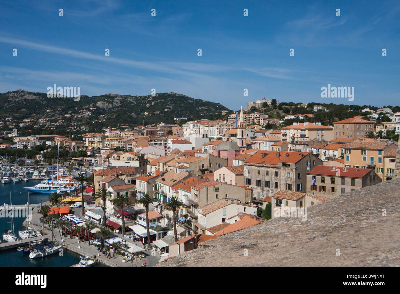 calvi from the castle Stock Photo - Alamy