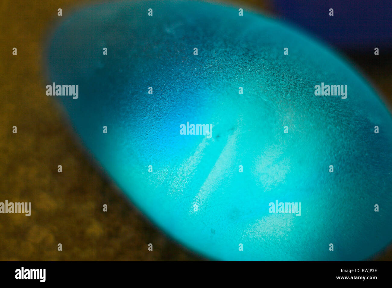 Lighted blue zen stones Stock Photo - Alamy