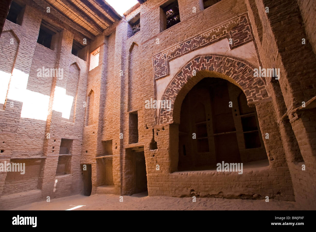 Town Madrassa (Islamic School) Al Qasr, Dakhla Oasis, Egypt Stock Photo ...