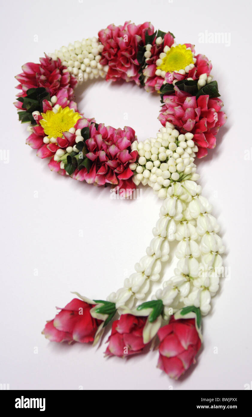 Thai Garland Flower Stock Photo - Alamy