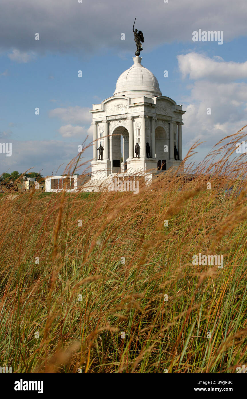 Memorial monument battlefield National Military Park Gettysburg ...