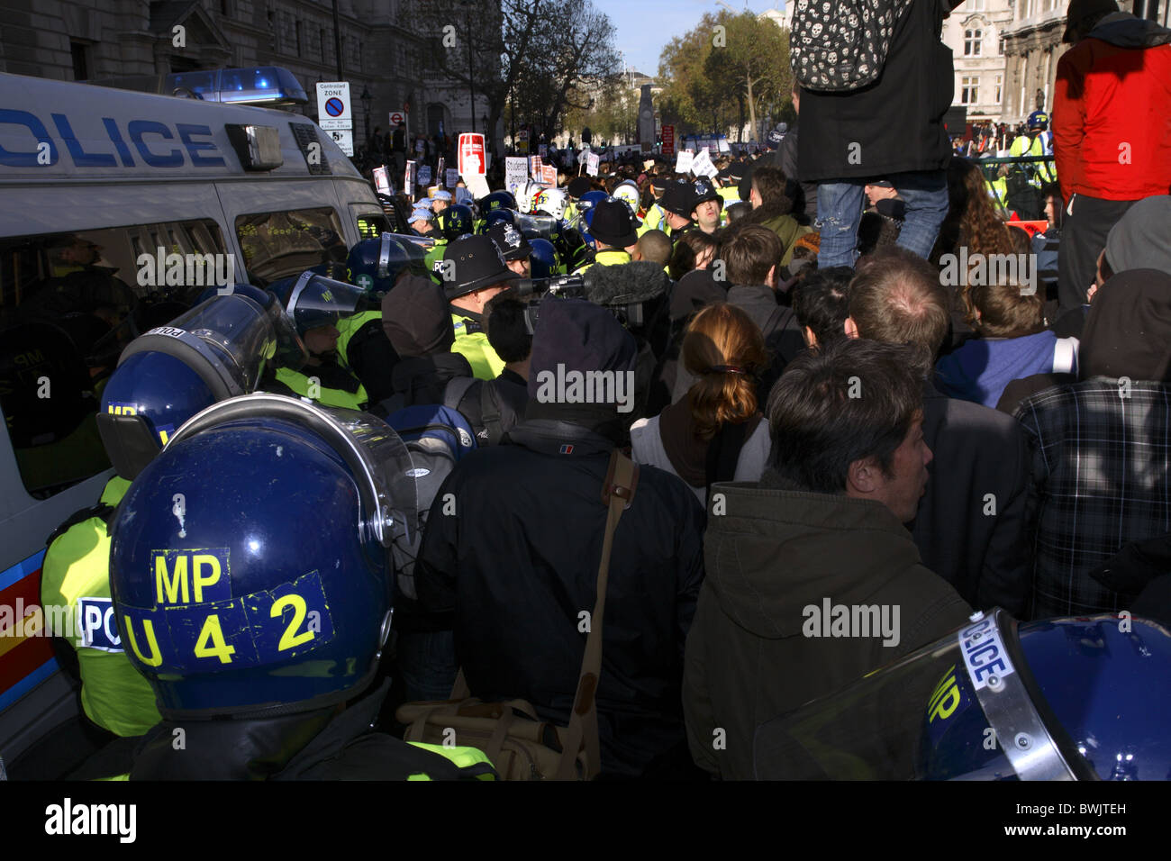 Tuition fee protest hi-res stock photography and images - Alamy