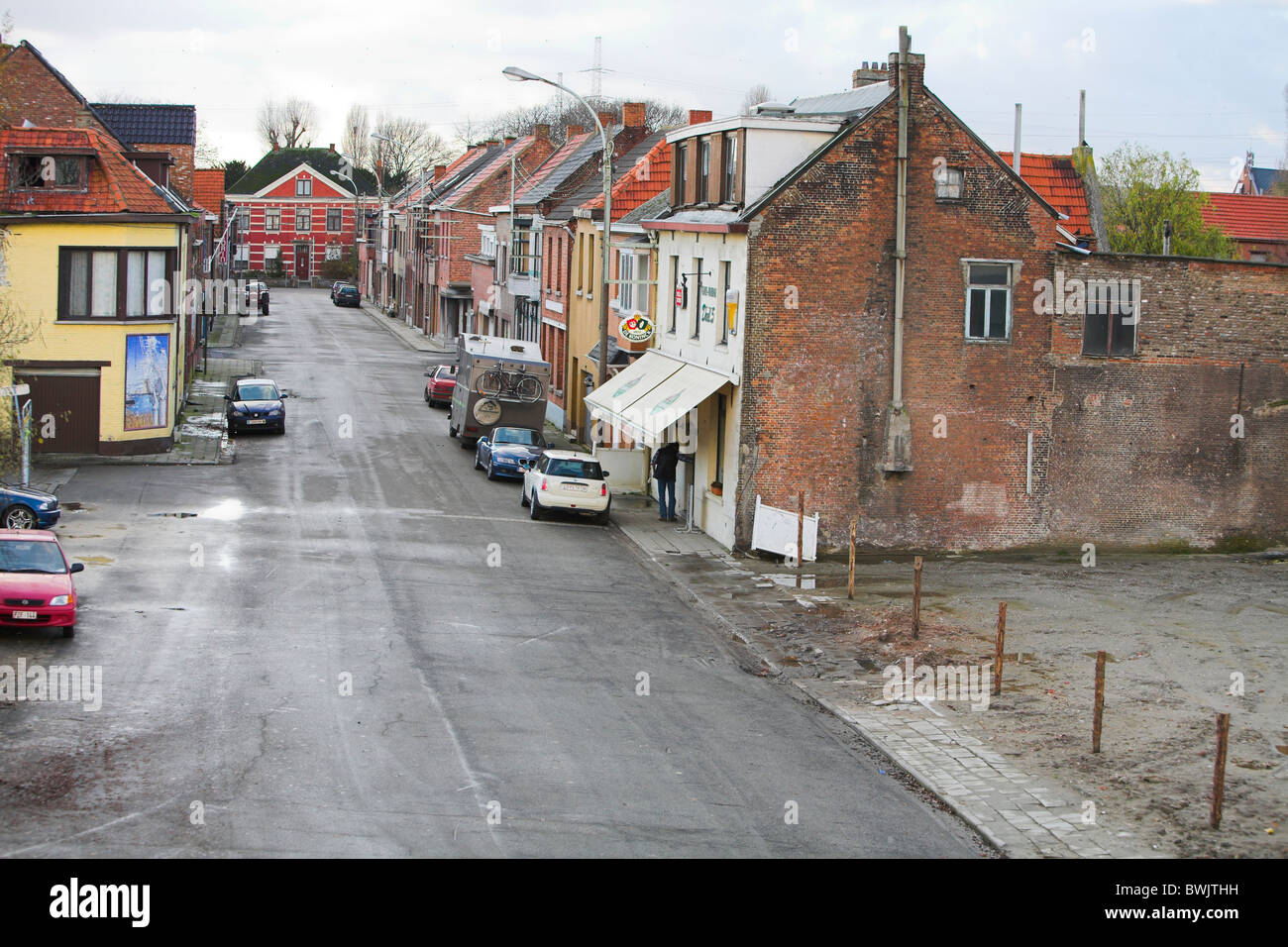 Stock Photo of the Ghost Town Doel, Belgium, which is expropriated to ...