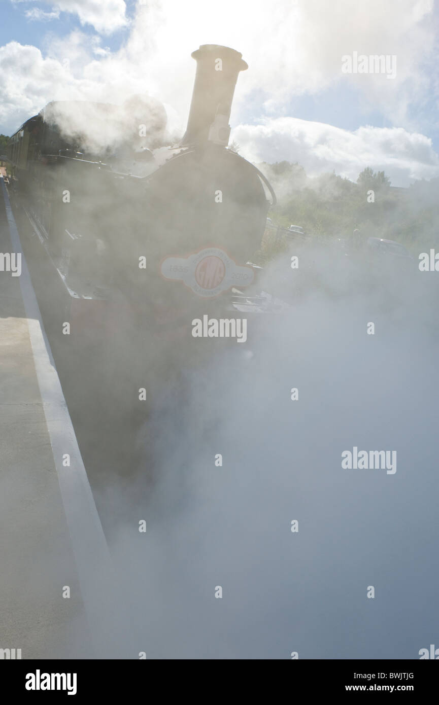GWR 1400 tank class 0-4-2T steam locomotive No 1450 Stock Photo - Alamy