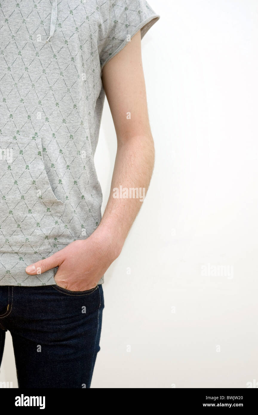 Body of a slender young man Stock Photo - Alamy
