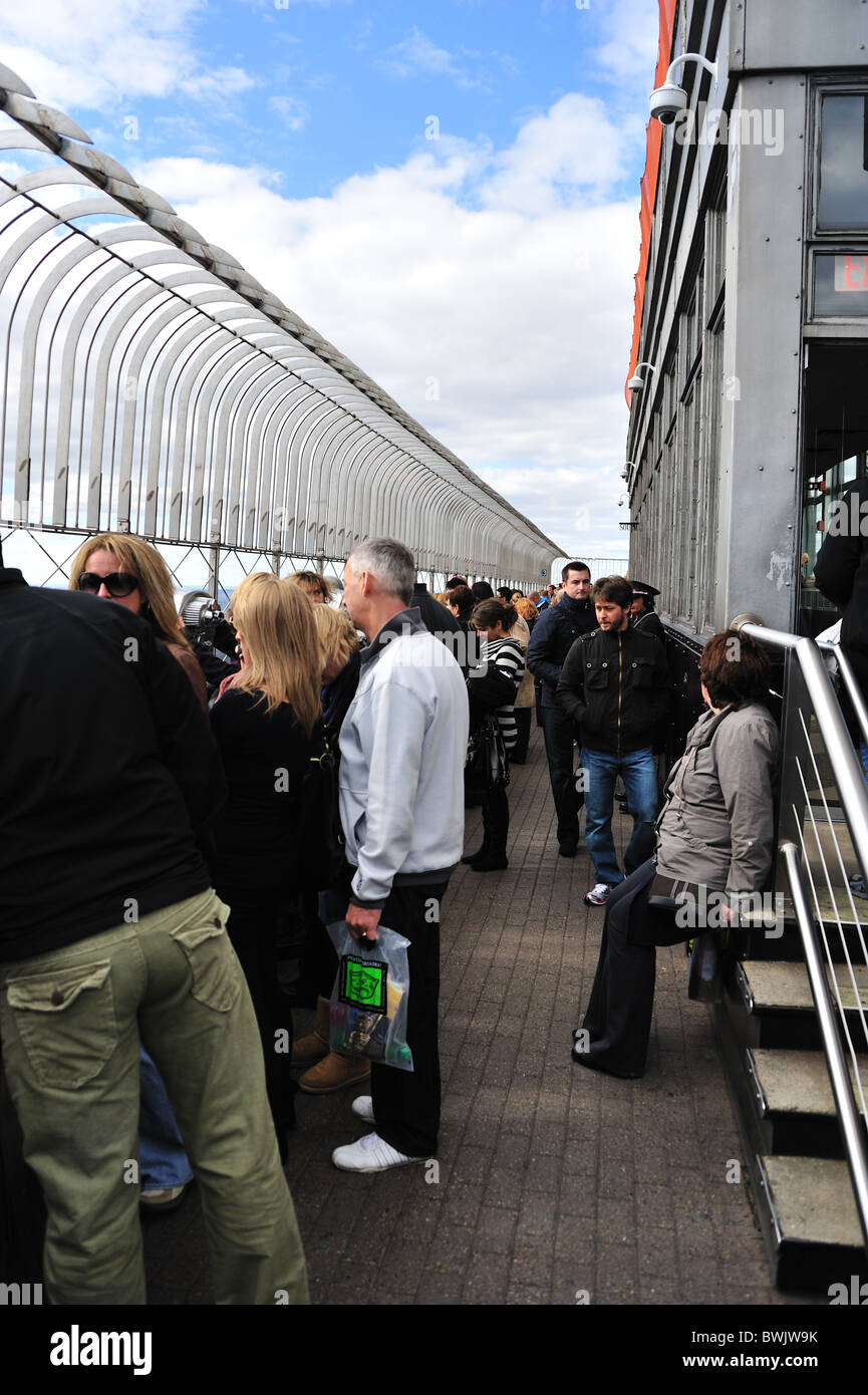 Viewing Platform Empire State Building New York City Stock Photo - Alamy
