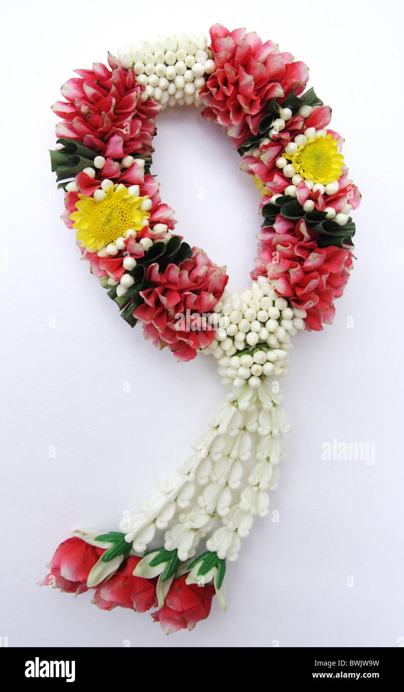 Thai Garland Flower Stock Photo - Alamy