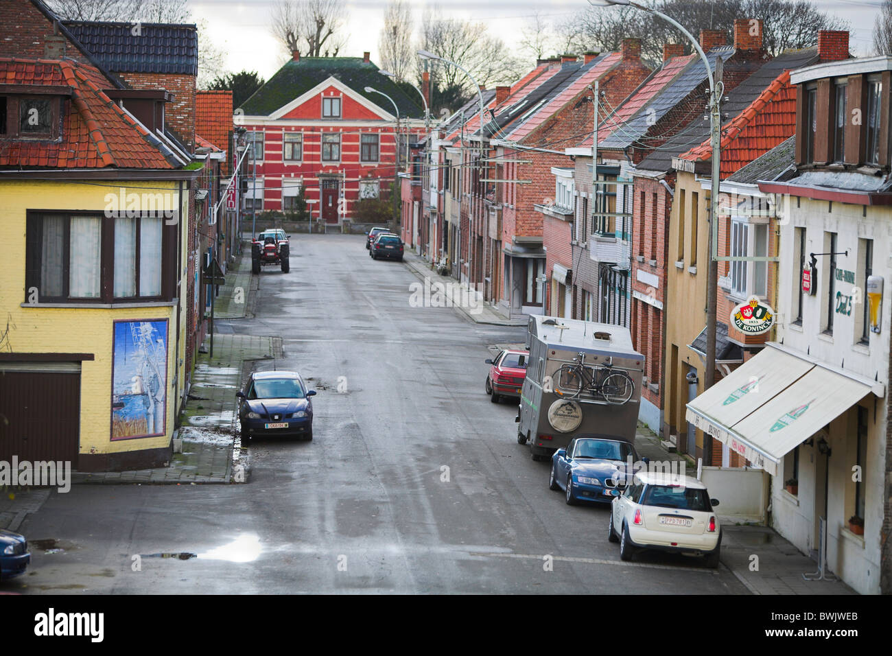 Stock Photo of the Ghost Town Doel, Belgium, which is expropriated to ...