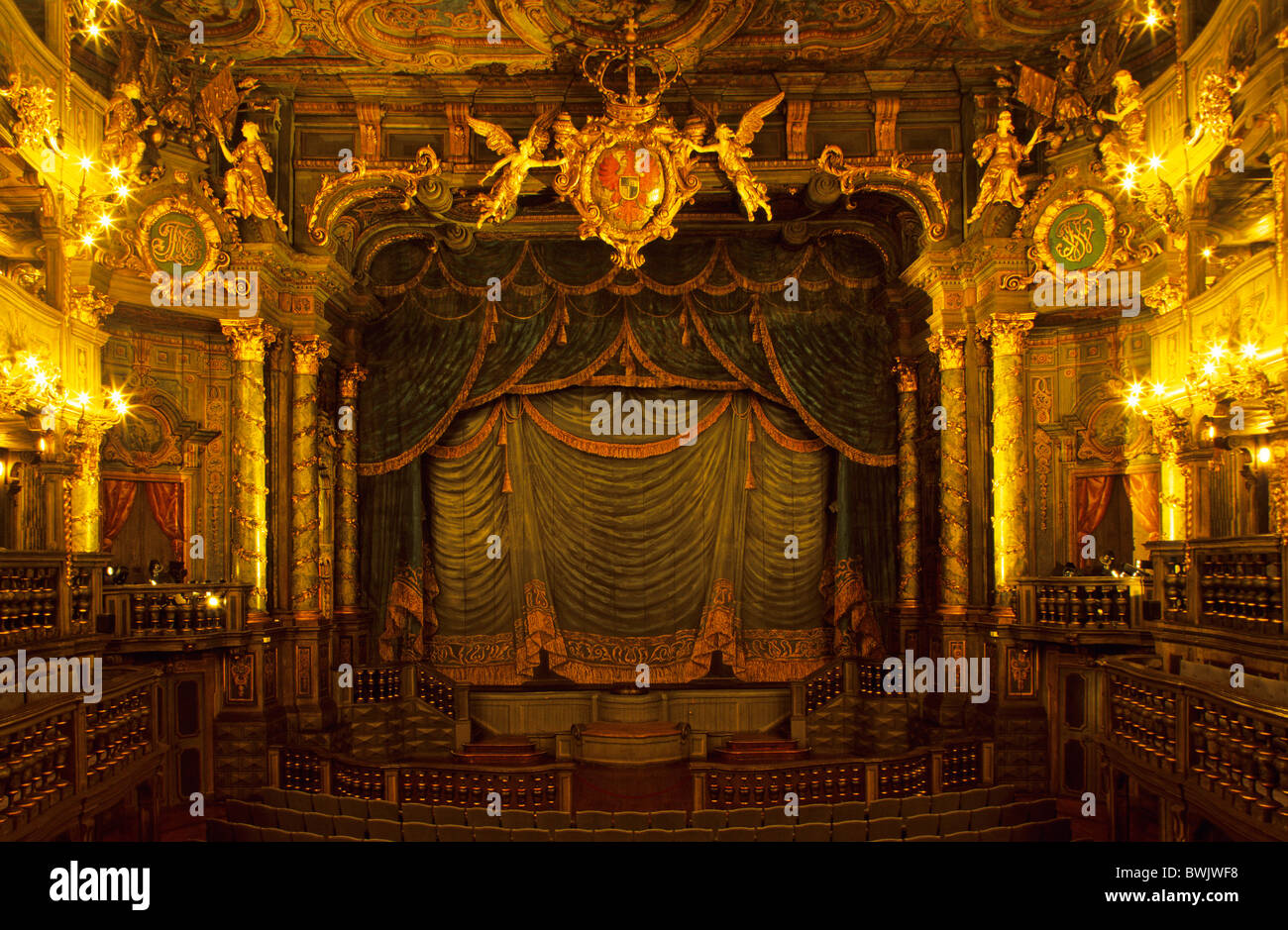 Interior of the margravial opera house hi-res stock photography and ...