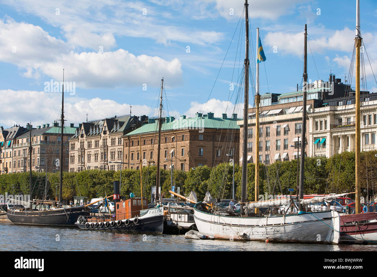 Anchored Baltic sea Boat Boats Color Colour Daytime Europe Exterior ...