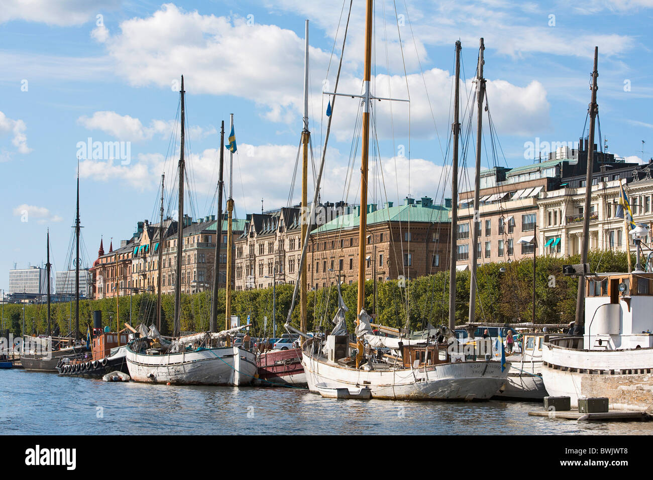 Anchored Baltic sea Boat Boats Color Colour Daytime Europe Exterior ...